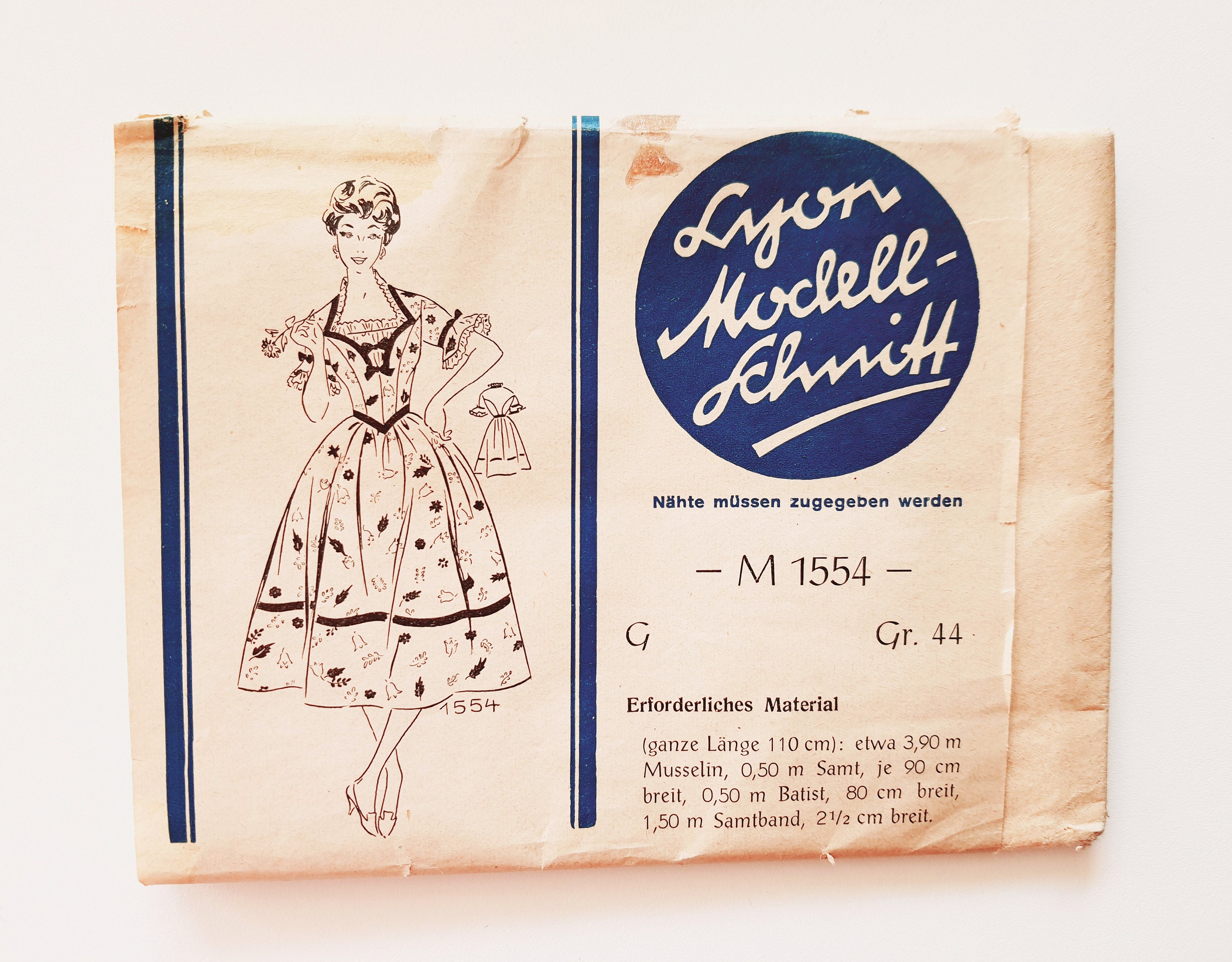 1950s Dress Sewing Pattern , Vintage Dress Pattern , Vintage Dress ...