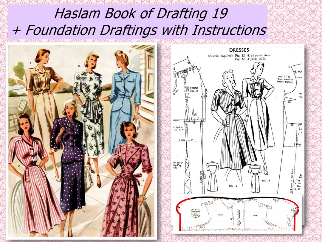 1949 Haslam System of Dresscutting 19 Spring and Summer, Haslam ...