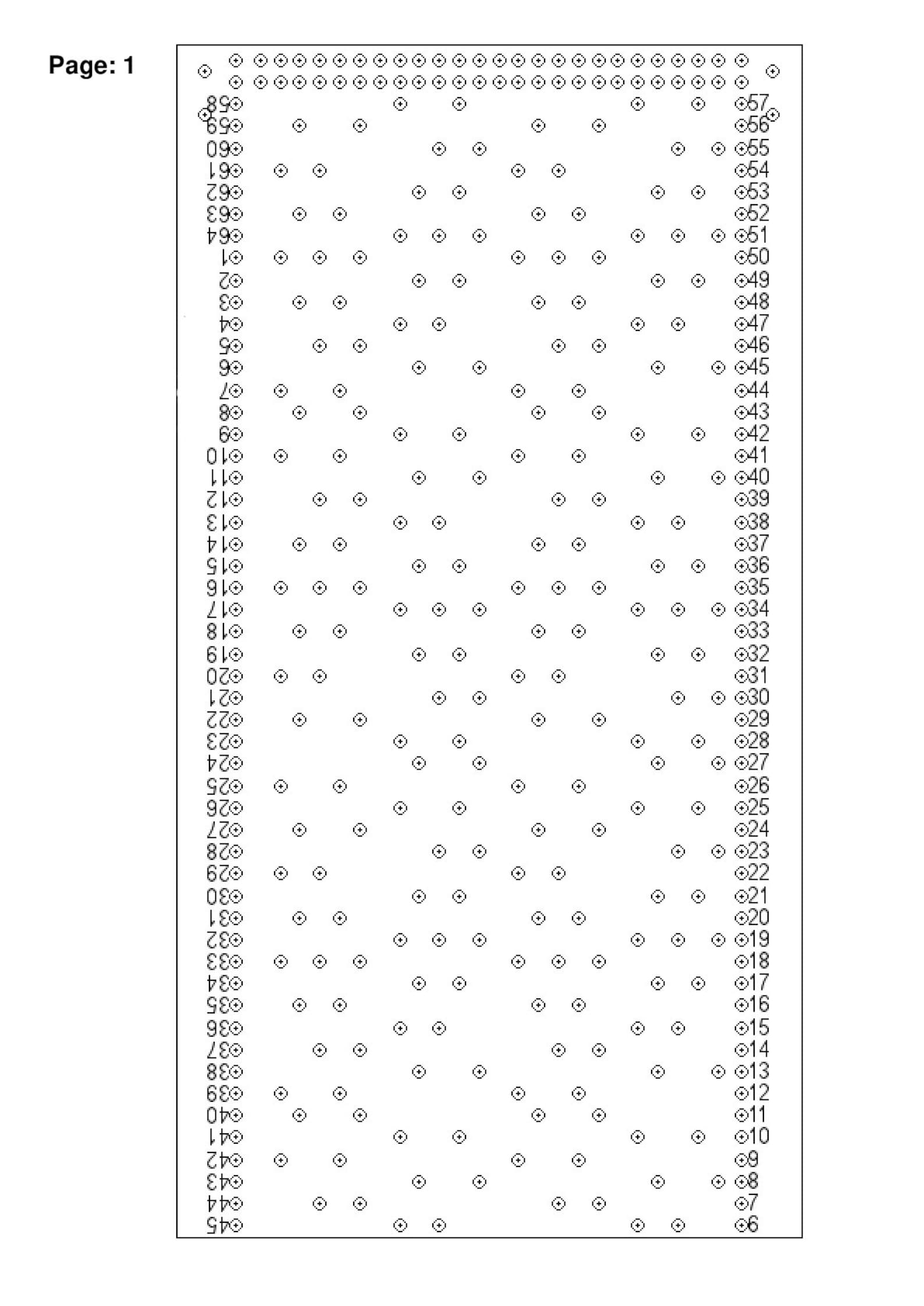 22 X LACE Punch Cards for BROTHER Knitting Machine , Punch Card ...