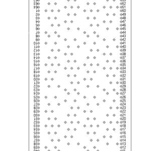 22 X LACE Punch Cards for BROTHER Knitting Machine , Punch Card ...