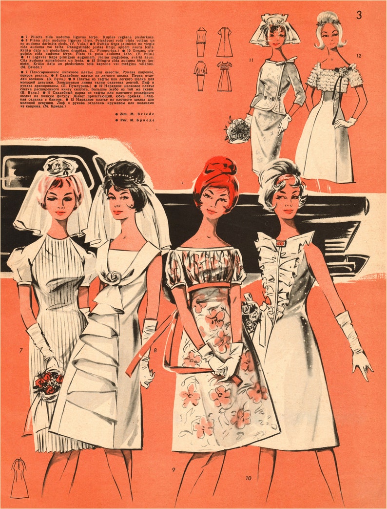 1964 Vintage Sewing Patterns Magazine: 63 Designs (PDF Download) - Etsy