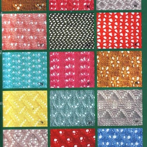 Knitting Patterns Guide: 1000+ Knit Stitch Designs (PDF Download) - Etsy