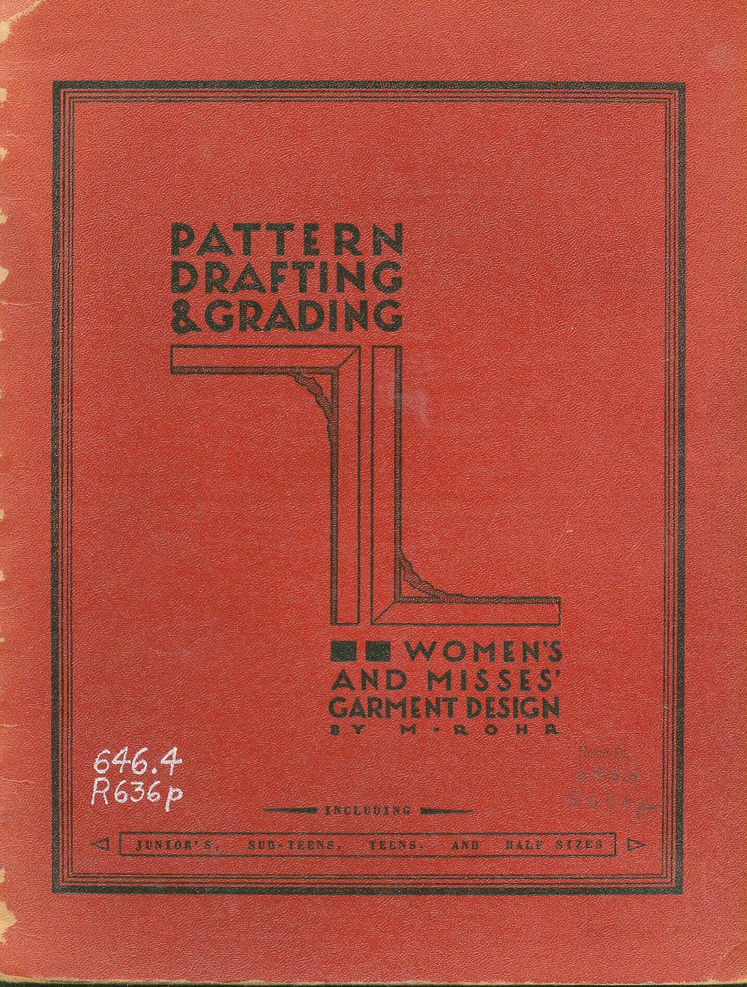 Vintage Sewing Book, Pattern Drafting and Grading, Dressmaking, Fitting ...