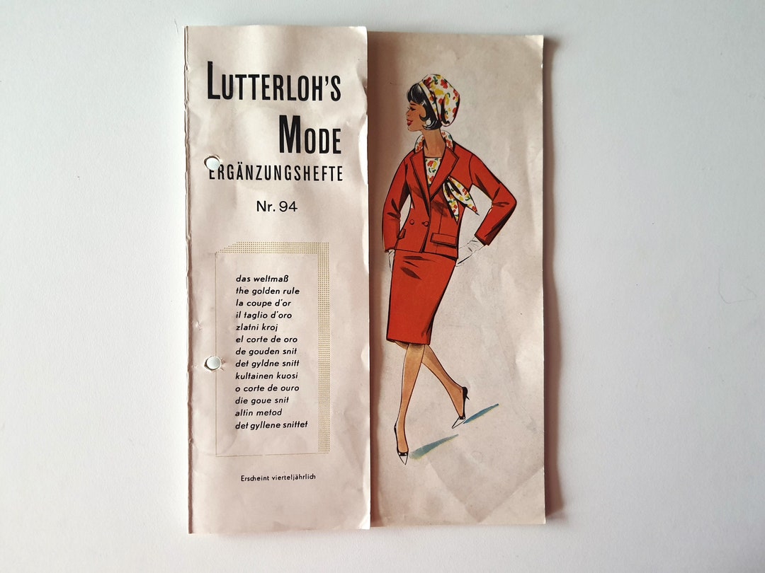 Lutterloh Supplement 94/ca 1966, the Golden Rule Lutterloh System ...