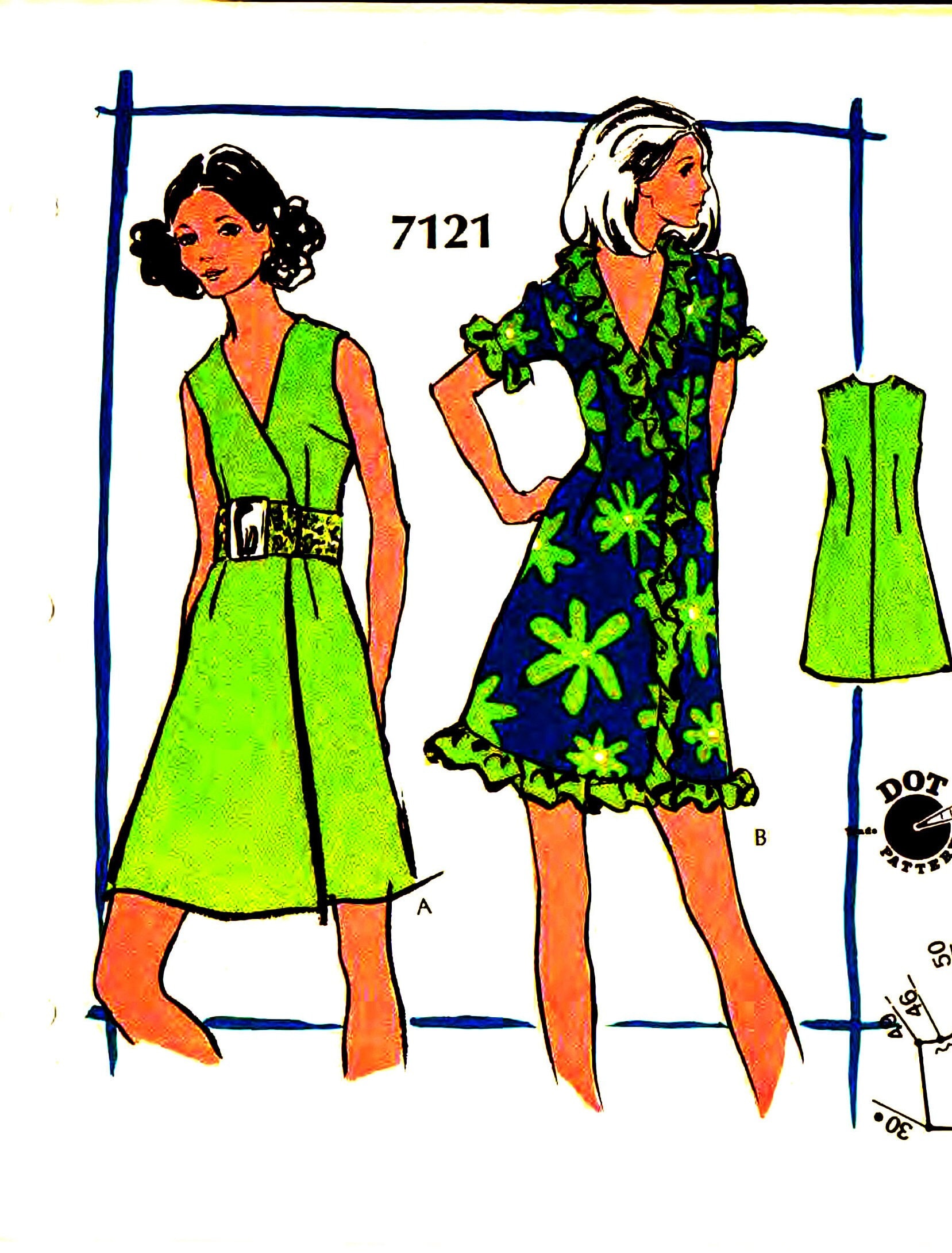 107 Vintage Sewing Patterns 1960s Retro Sewing Patterns All - Etsy