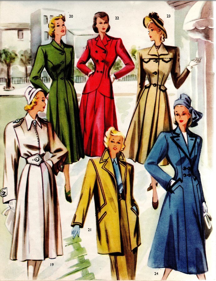 1949 Haslam System of Dresscutting 19 Spring and Summer, Haslam ...