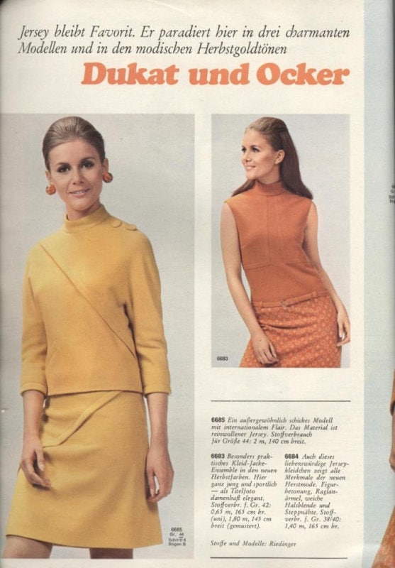 8/1967 Burda Moden Burda 1960s Vintage Sewing Patterns - Etsy