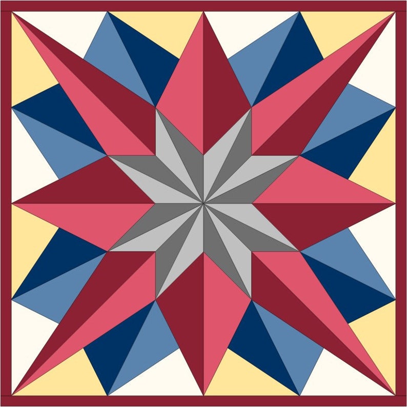 Digital Quilt Block Patterns Quilt Patterns PDF Paper Pieced Quilt Patterns 3d Quilt Pattern PDF ...