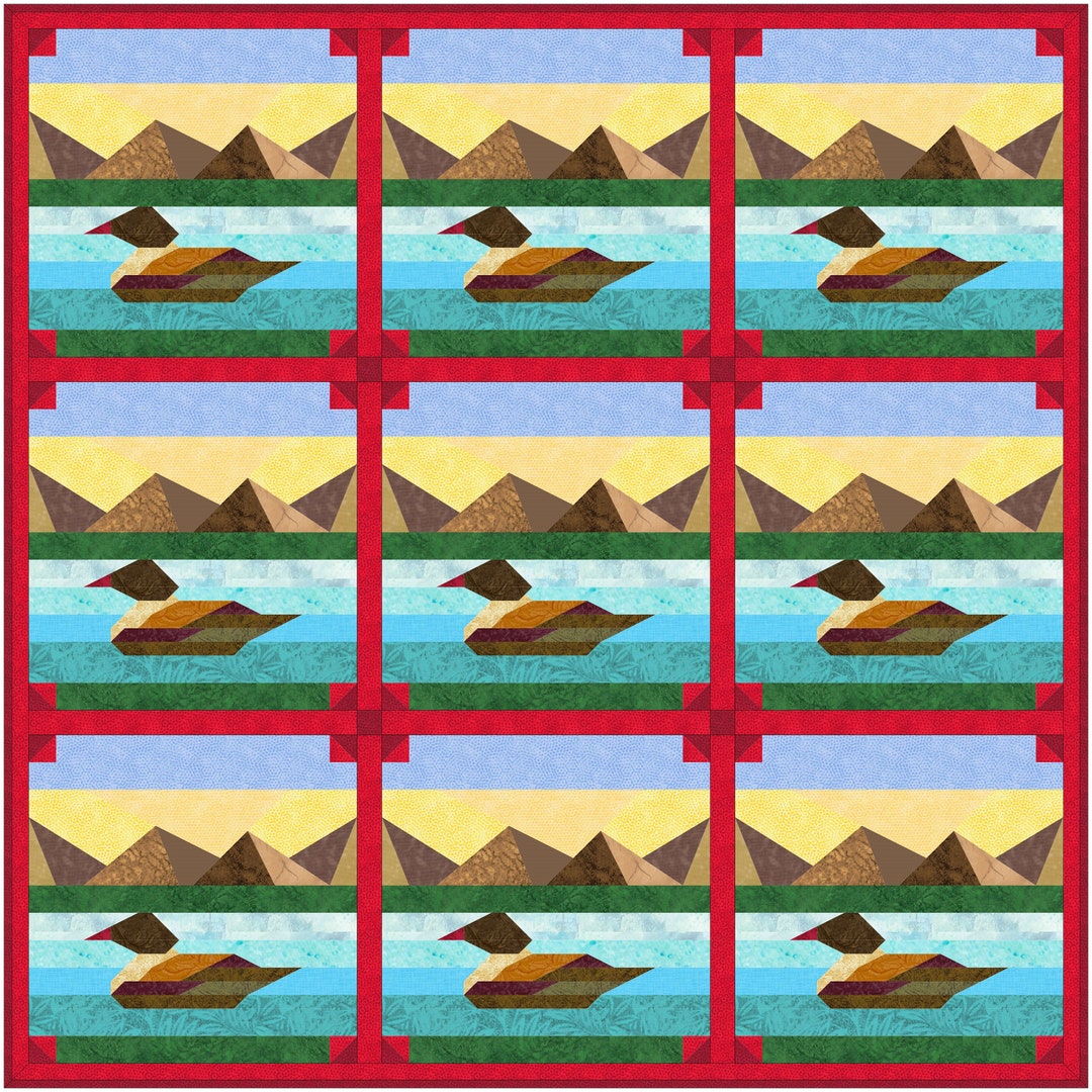 Duck Quilt Pattern Pdf Digital Quilt Block Pattern Quilt - Etsy