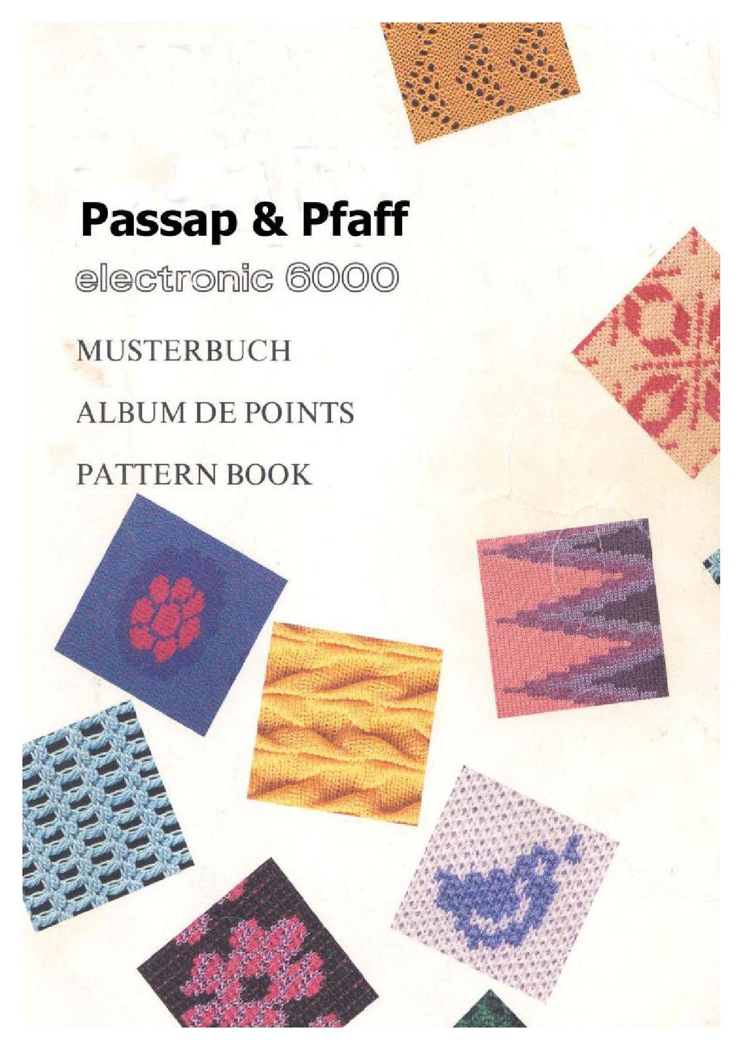Designaknit & Passap Knitting Machine Patterns: 509 Stitches (PDF Ebook ...