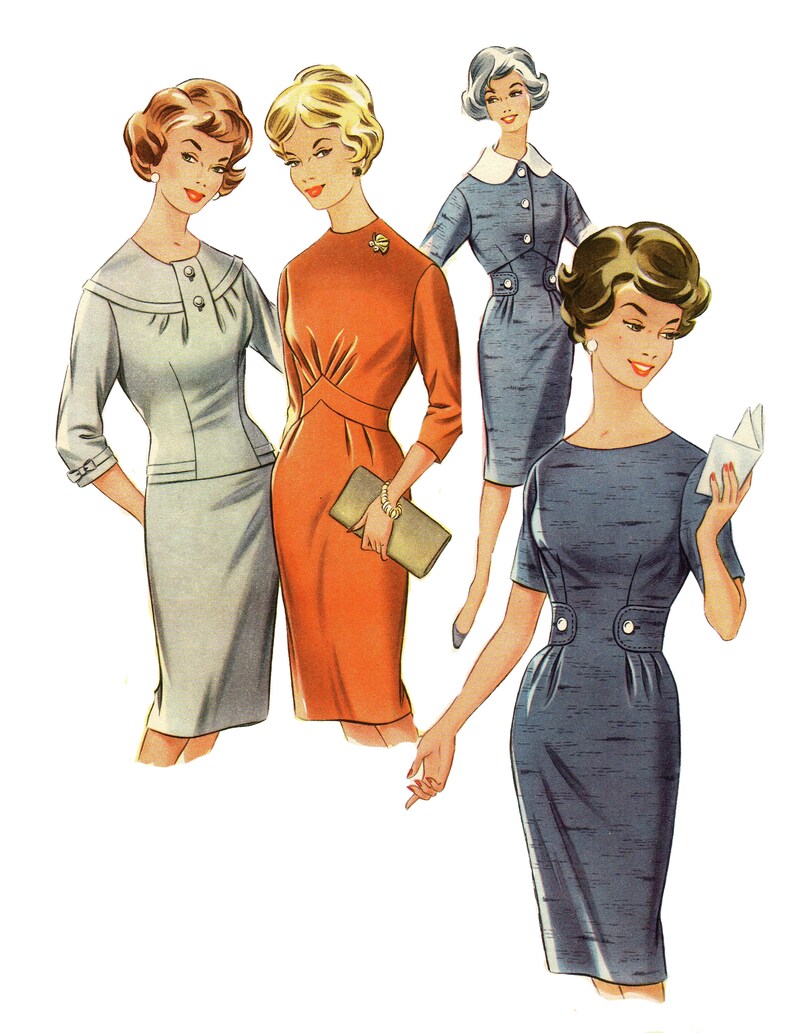 16 Vintage Sewing Patterns, 1960s Sewing Patterns, Vintage Fashion ...