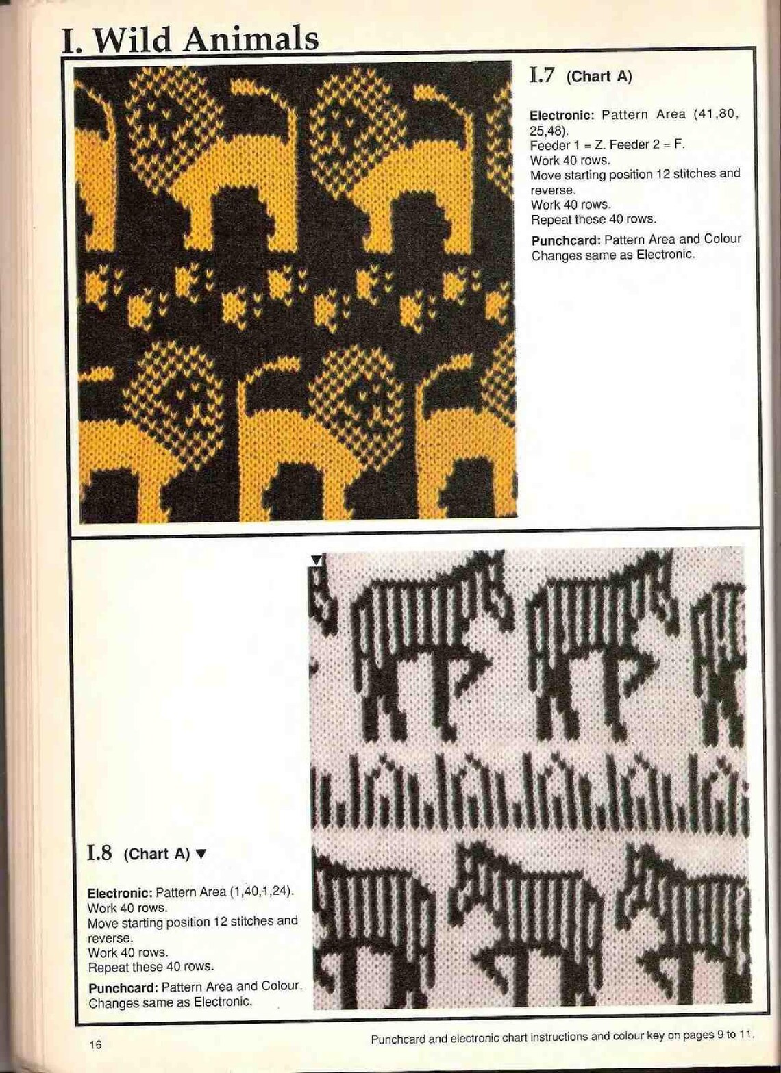Machine Knitting Patterns , Machine Knitting Book, Punchcard Patterns ...