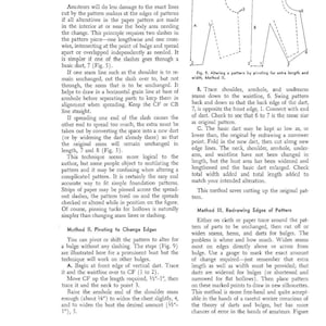 Vintage Illustrated Book of Draftings , Sewing Patterns Drafting, Ebook ...
