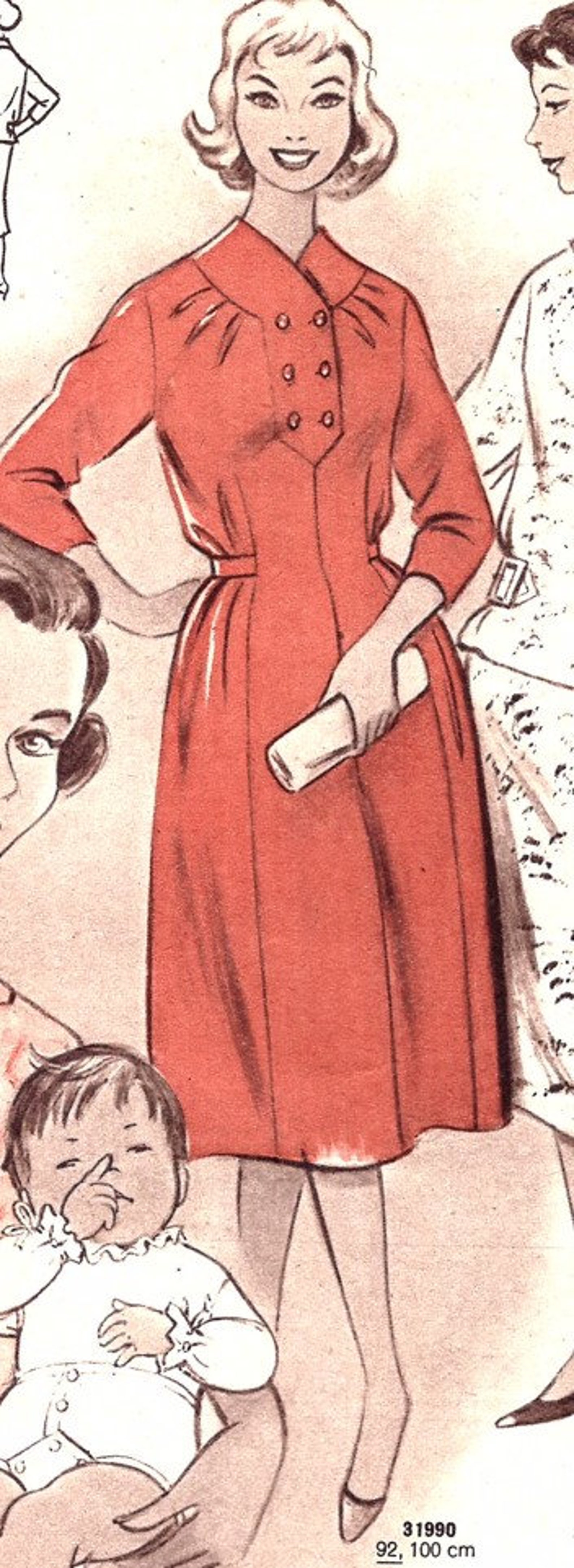 22 Vintage Sewing Patterns 1950s, 1950 Dress Patterns, Vintage Fashion ...