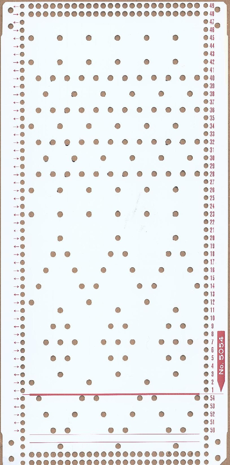 40 Toyota Punch Cards , Knitting Machine Punch Card Patterns , Ebook ...