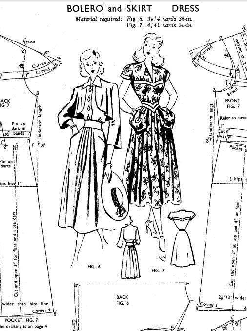 1949 Haslam System of Dresscutting 19 Spring and Summer, Haslam ...