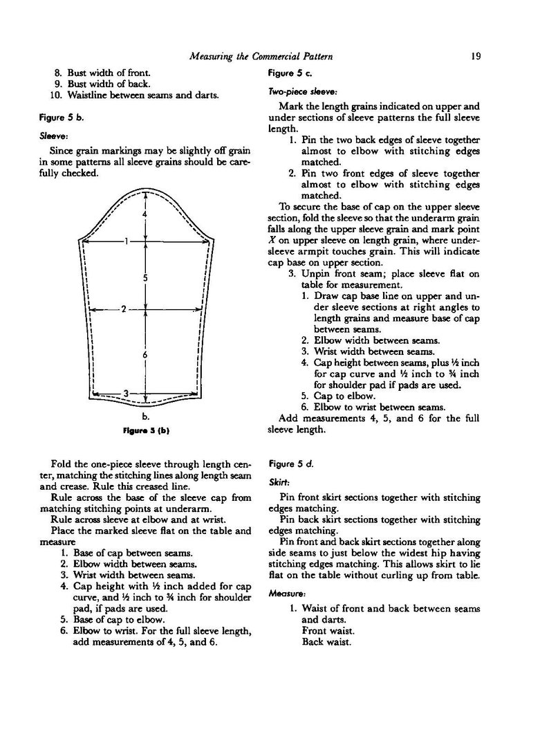 Vintage Sewing Book , Costume Design, Dressmaking, Fitting and Pattern ...