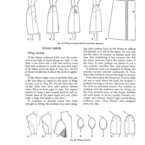 Vintage Illustrated Book of Draftings , Sewing Patterns Drafting, Ebook ...