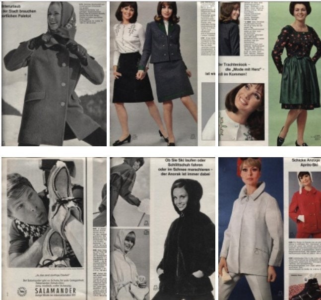 12/1966 Burda Moden , Burda 1960s, Vintage Sewing Patterns, Vintage Burda Fashion, 1960s Sewing ...