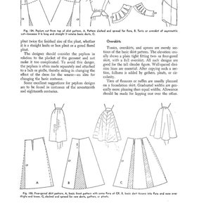 Vintage Illustrated Book of Draftings , Sewing Patterns Drafting, Ebook ...