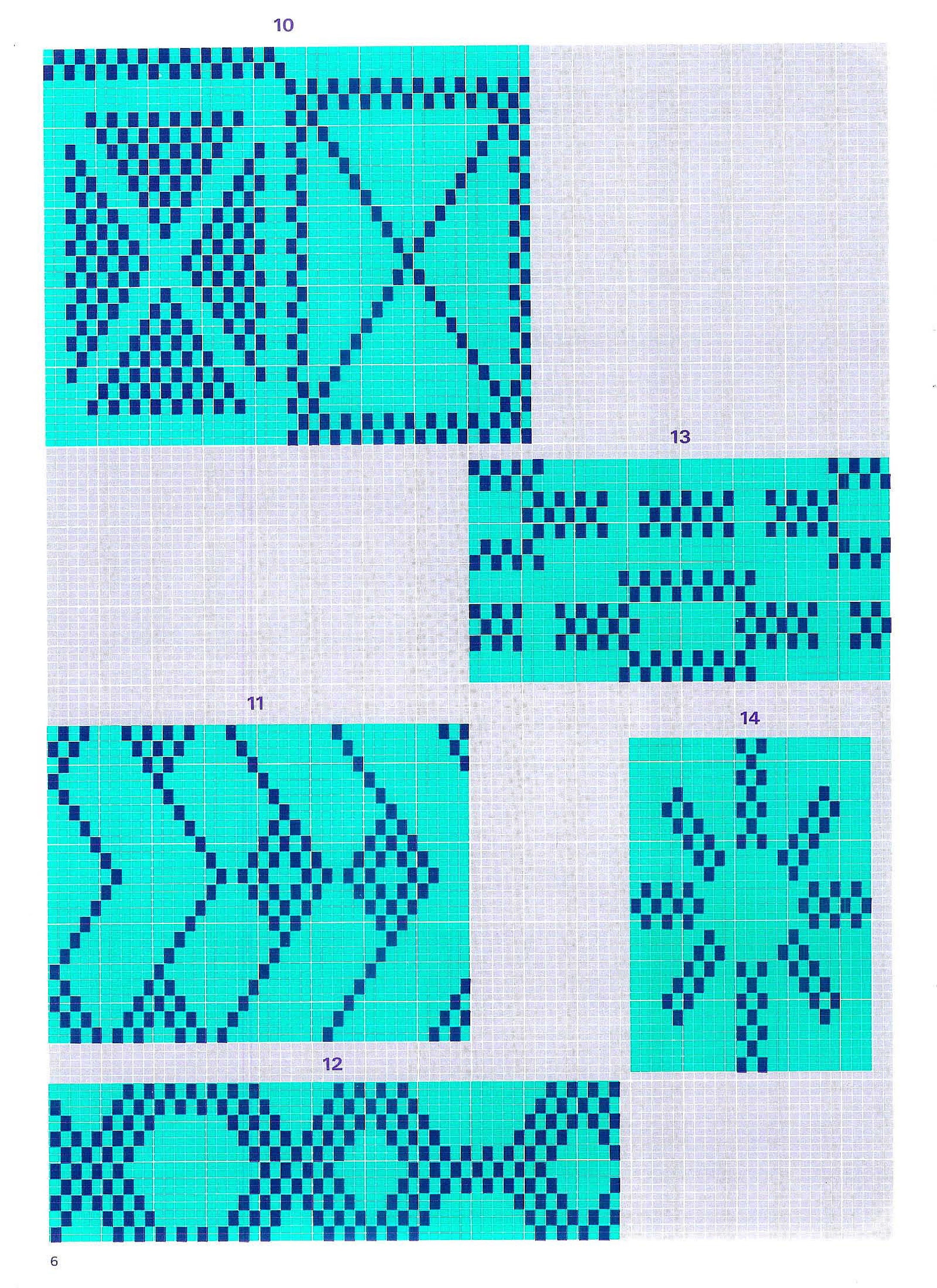 45 Patterns for Knitting Machine, Machine Knitting Book, Punchcard ...