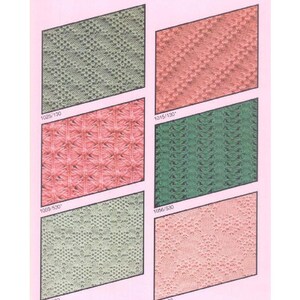 Designaknit & Passap Knitting Machine Patterns: 509 Stitches (PDF Ebook ...
