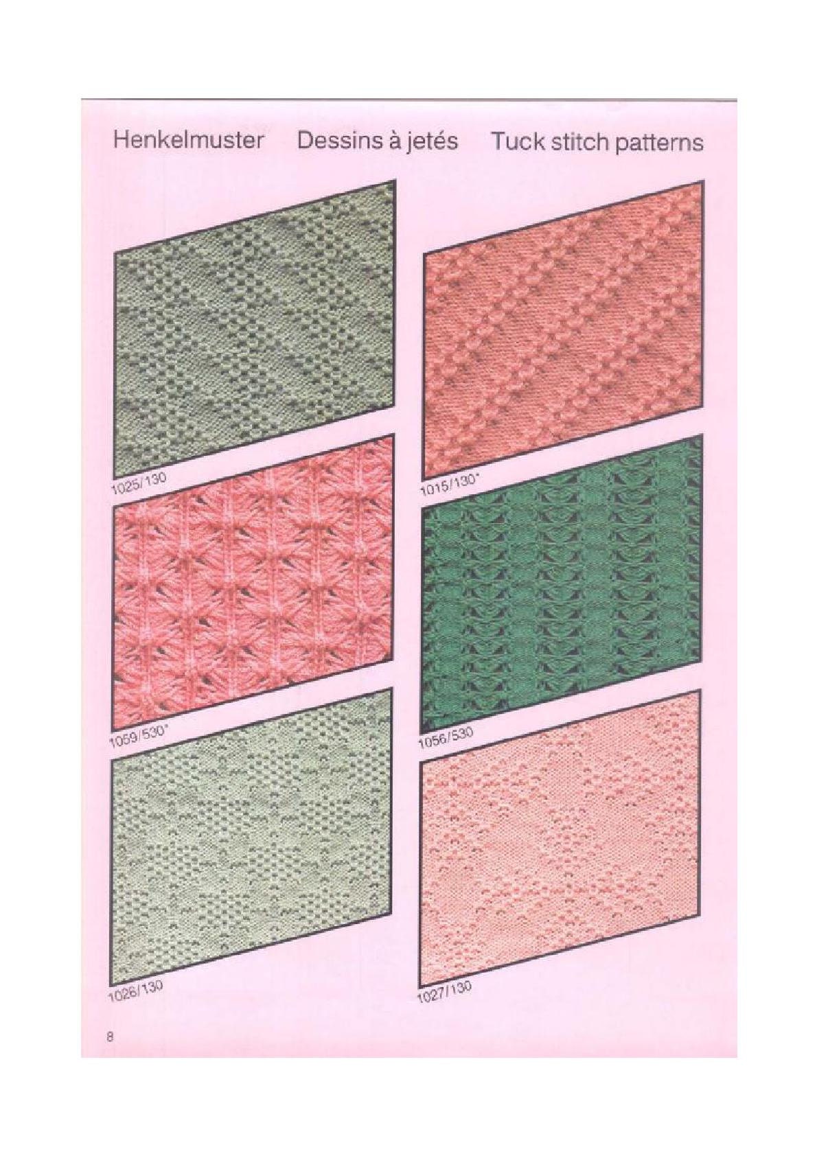 Designaknit & Passap Knitting Machine Patterns: 509 Stitches (PDF Ebook ...