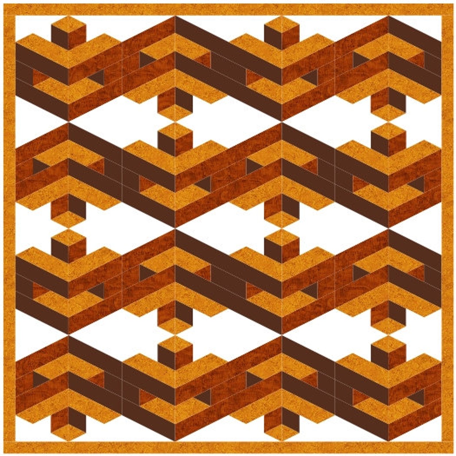 Digital Quilt Block Pattern 3d Quilt Pattern Pdf Paper - Etsy Australia