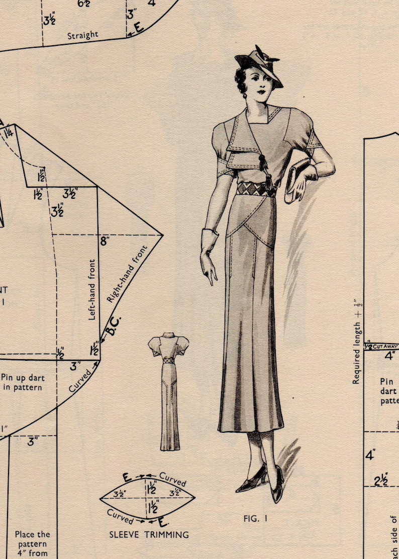 6/1936 Haslam System of Dresscutting Spring and Summer , Haslam ...