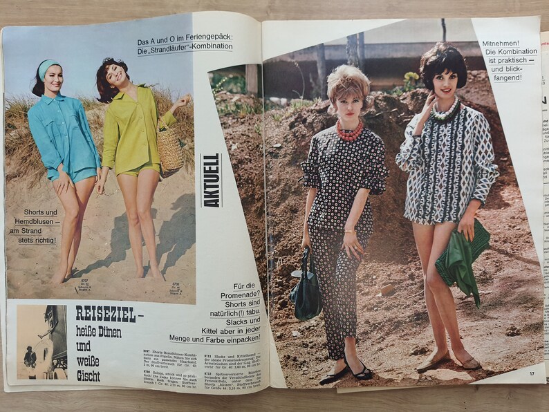 5/1963 Burda Moden Burda 1960s Vintage Sewing Patterns - Etsy