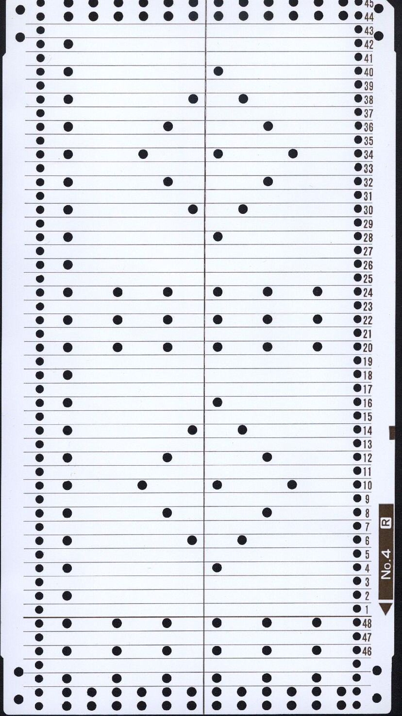 84 SILVER REED Knitting Machines Punch Cards, Machine Knitting Book ...