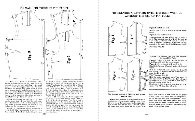 1930s Pattern Drafting Book: Vintage Sewing & Tailoring Guide (PDF ...