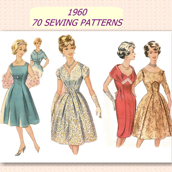 1960s Dress Pattern - Etsy