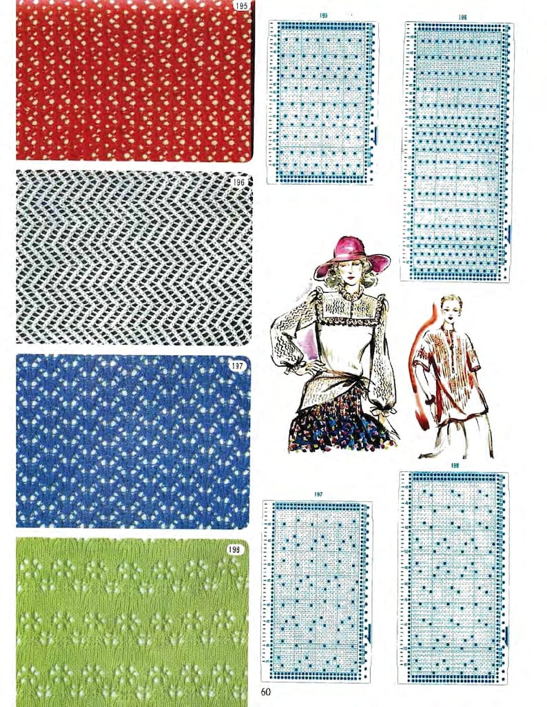 Punch Cards Volume 5 Machine Knitting Magazine Punchcard - Etsy