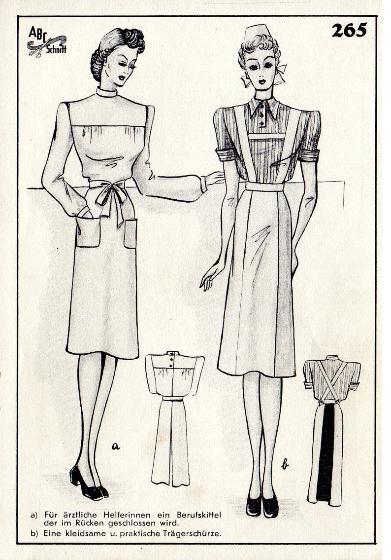 1930s ABC Schnitt System Ramsauer, 100 Sewing Patterns, Pattern ...