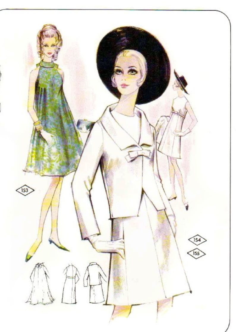 174 Vintage Sewing Patterns Retro Sewing Patterns All Sizes - Etsy