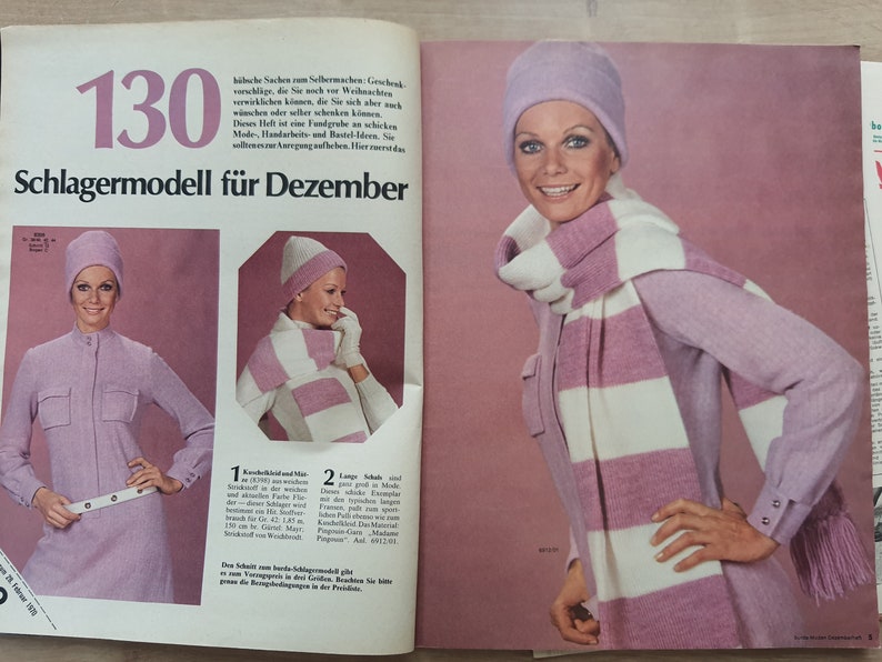 12/1969 Burda Moden , Burda 1960s, Vintage Sewing Patterns, Vintage Burda Fashion, 1960s Sewing ...