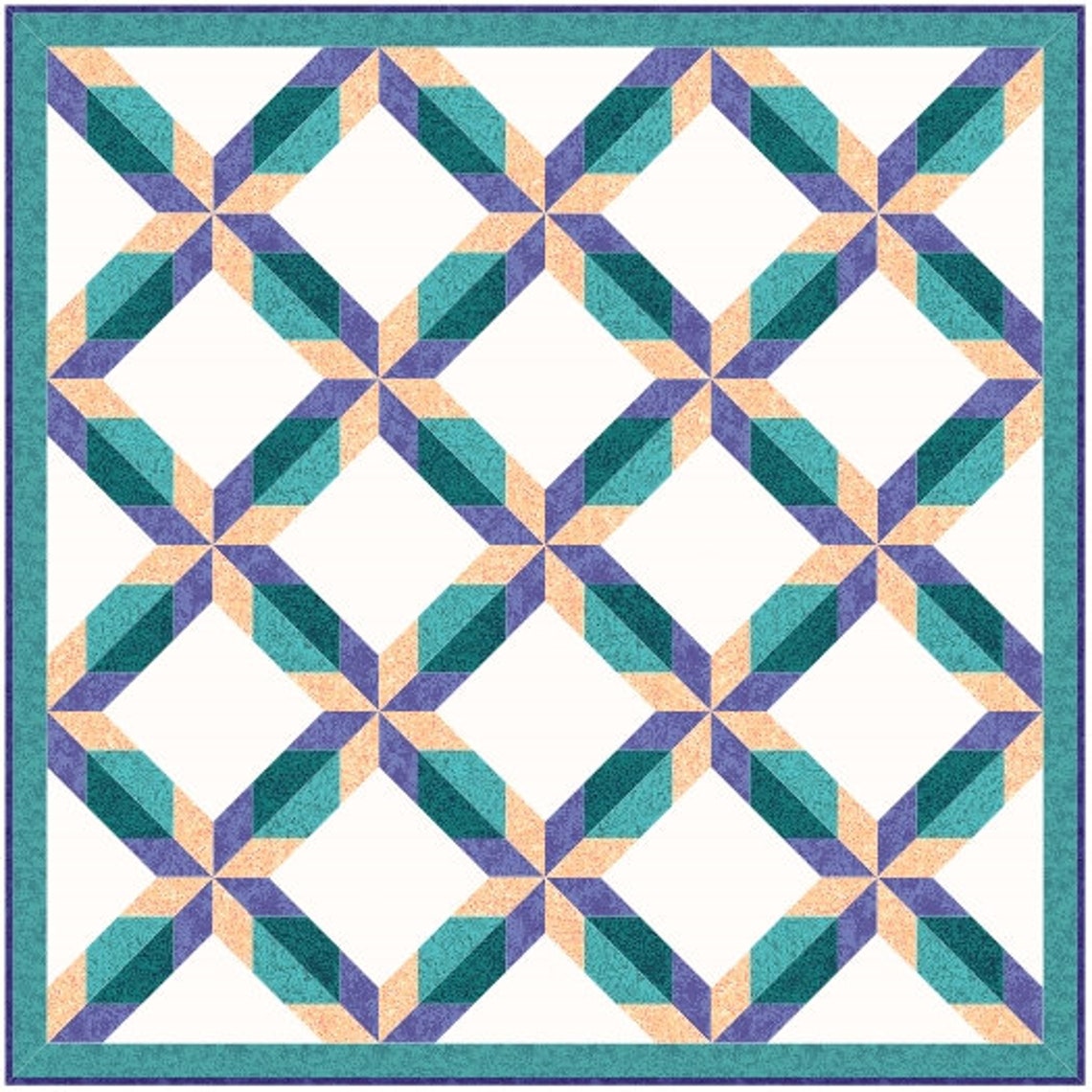 Digital Quilt Block Pattern 3d Quilt Pattern Pdf Paper - Etsy