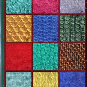 Knitting Patterns Guide: 1000+ Knit Stitch Designs (PDF Download) - Etsy