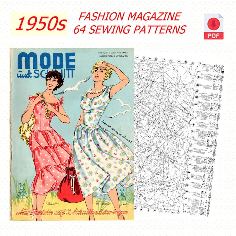50s Magazine - Etsy