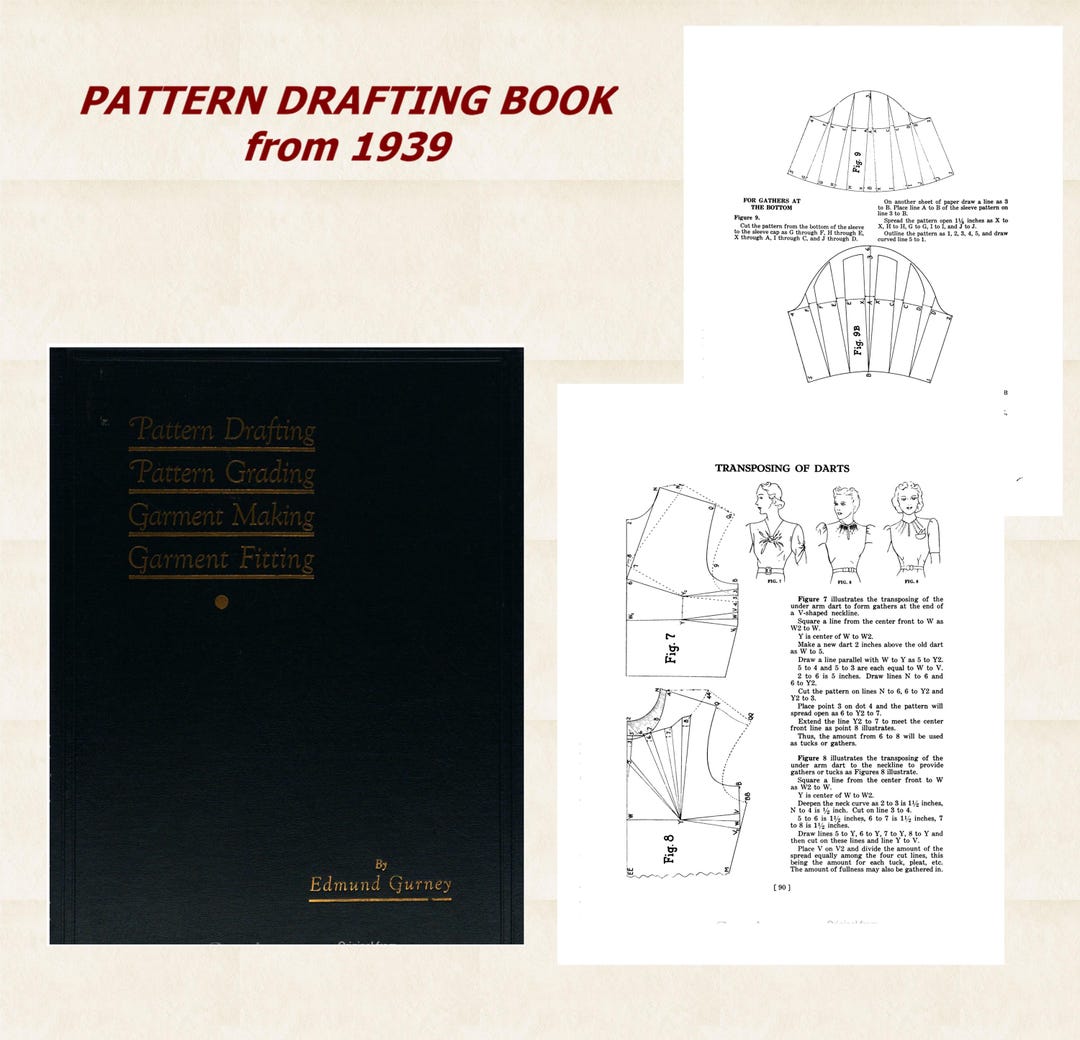 1930s Pattern Drafting Book/ Vintage Sewing Pattern Making Book ...
