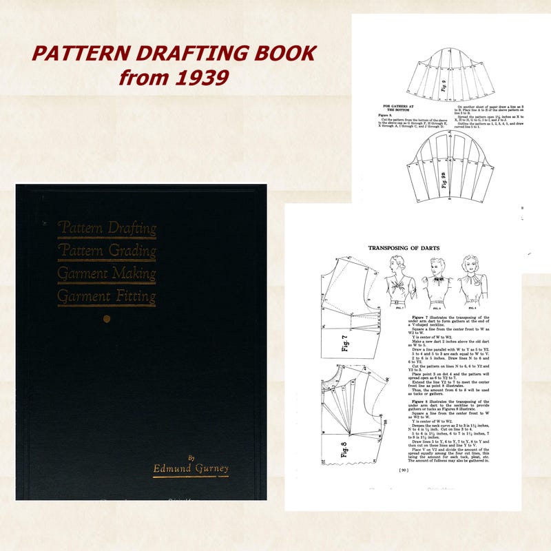 Pattern Drafting Book - Etsy