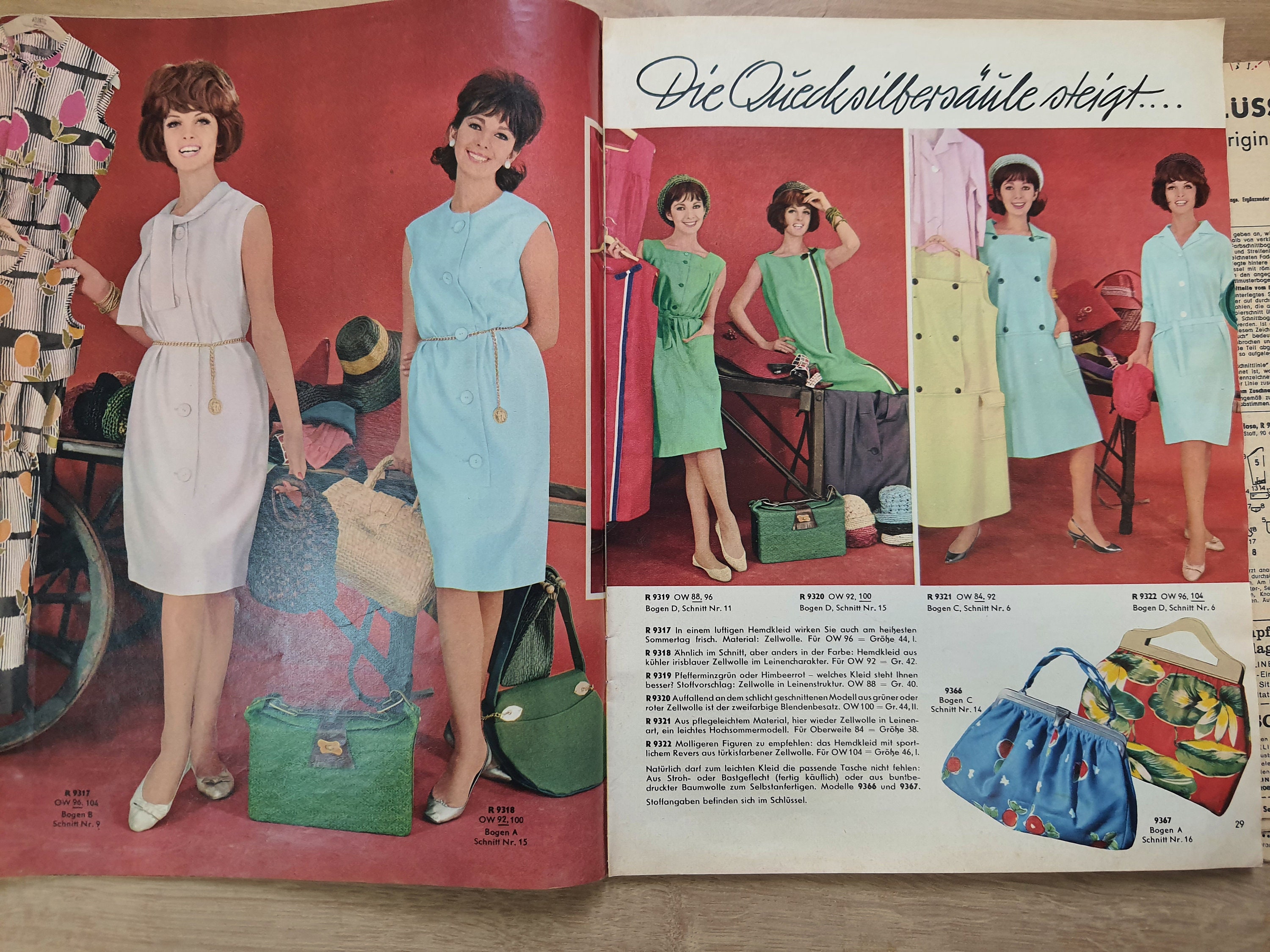 6/1963 Neuer Schnitt , Vintage Fashion Magazine 1960s, Vintage Sewing ...