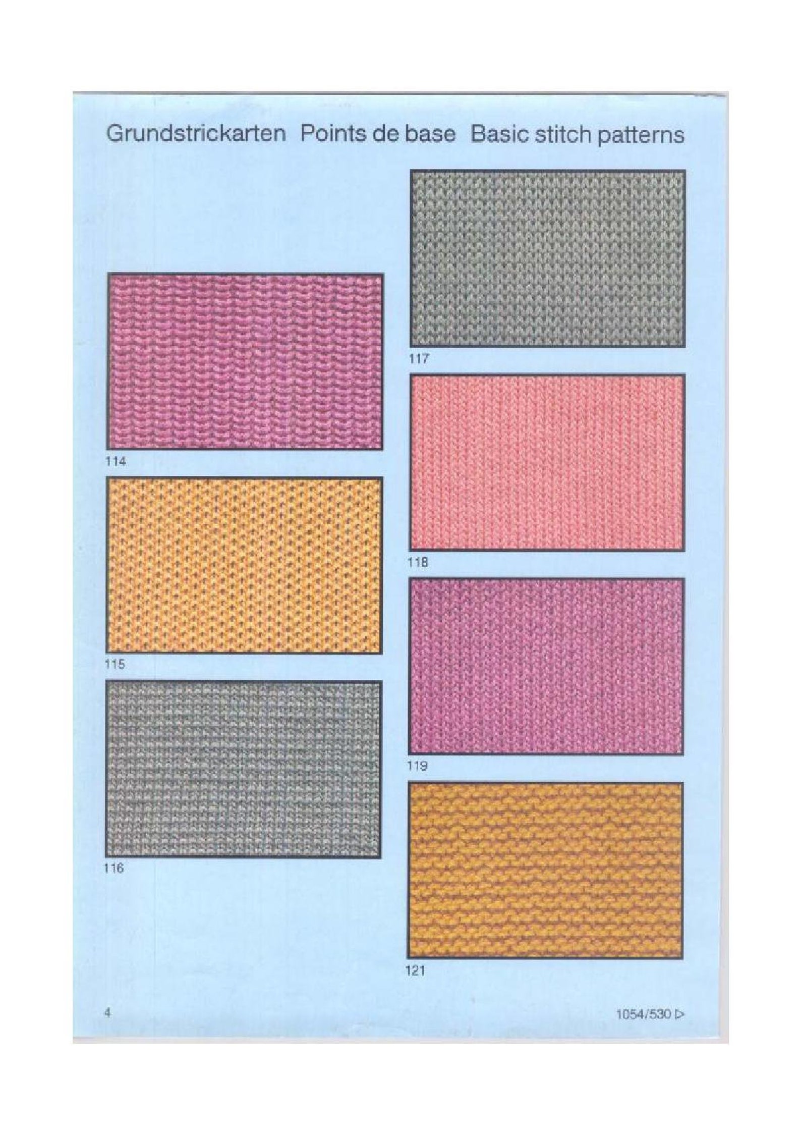 Designaknit & Passap Knitting Machine Patterns: 509 Stitches (PDF Ebook ...