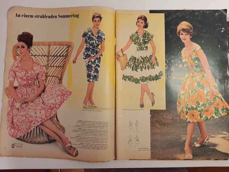 4/1960 Schwabe Der Neuer Schnitt , Vintage Fashion Magazine 1960s ...