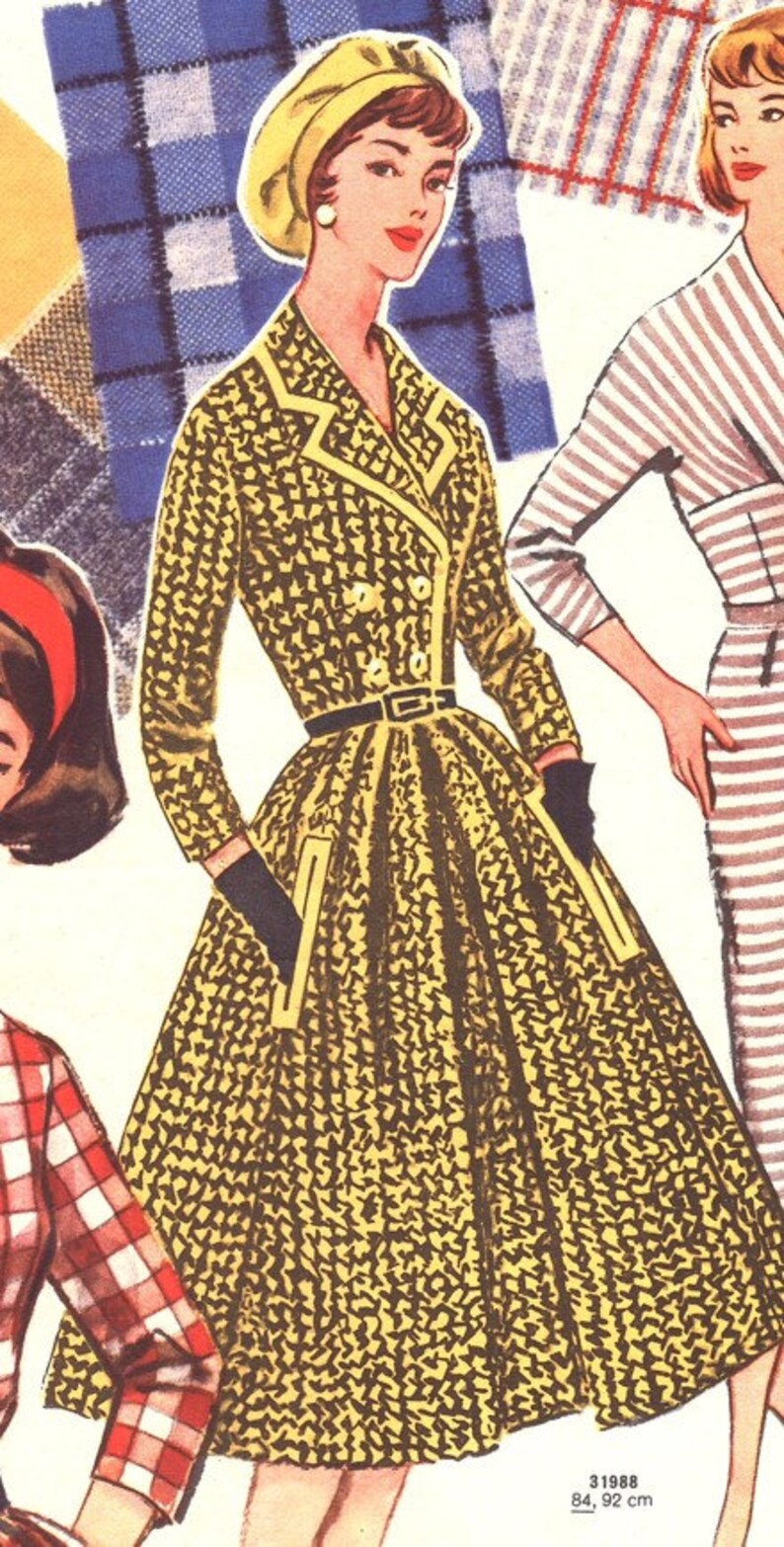 22 Vintage Sewing Patterns 1950s, 1950 Dress Patterns, Vintage Fashion ...