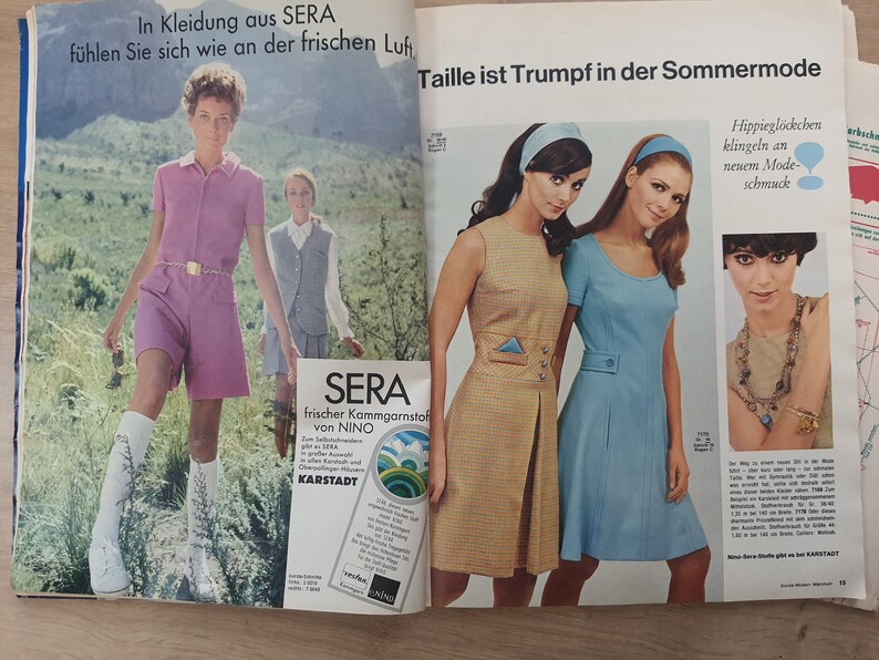 3/1968 Burda Moden Burda 1960s Vintage Sewing Patterns - Etsy