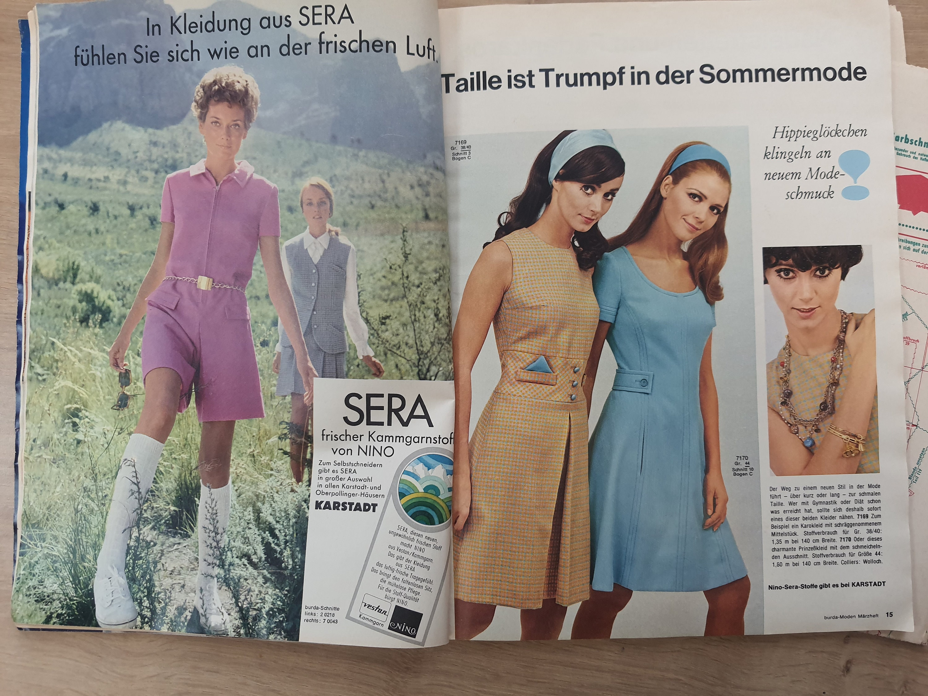 3/1968 Burda Moden Burda 1960s Vintage Sewing Patterns - Etsy