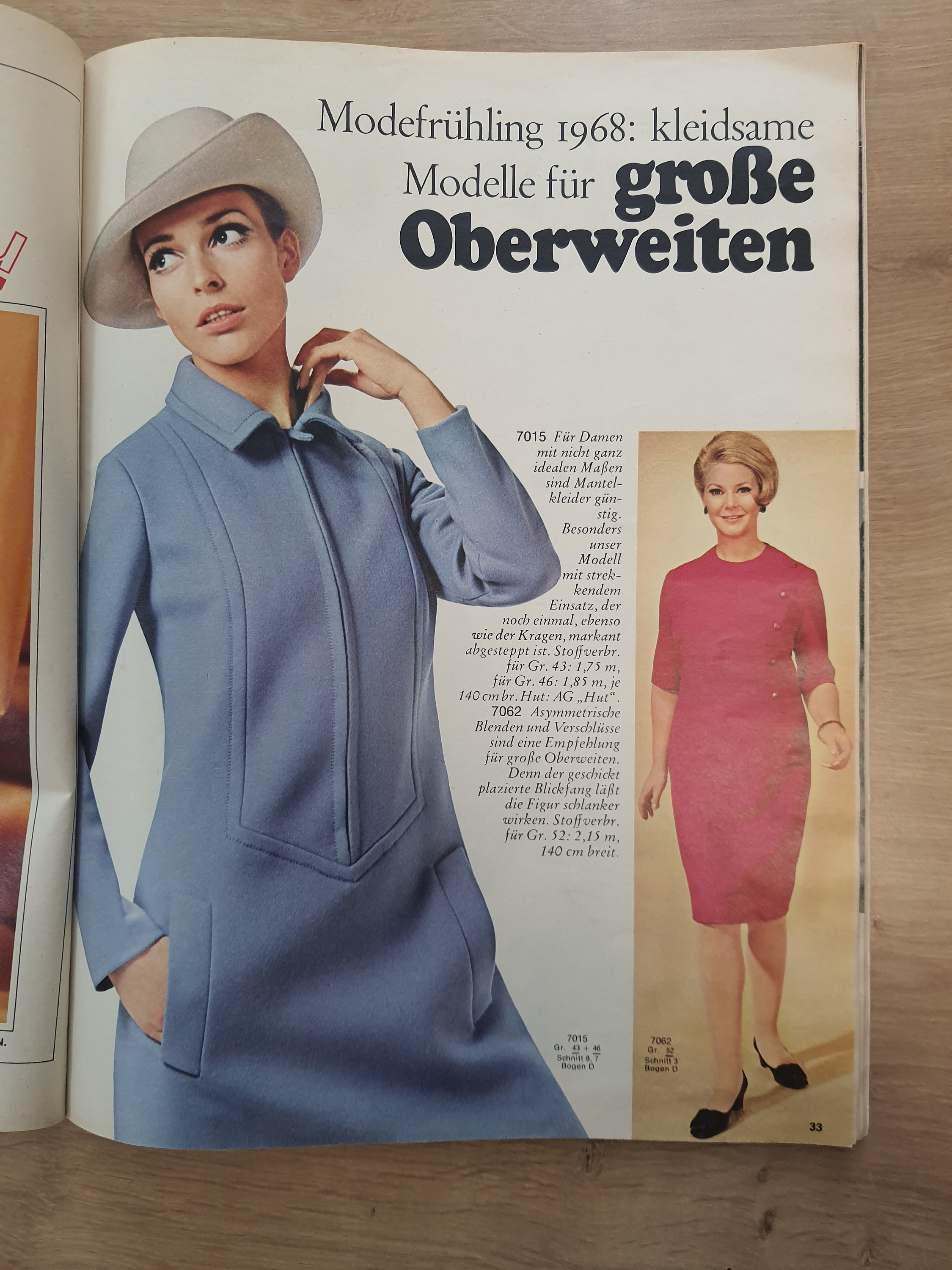 1/1968 Burda Moden Burda 1960s Vintage Sewing Patterns - Etsy