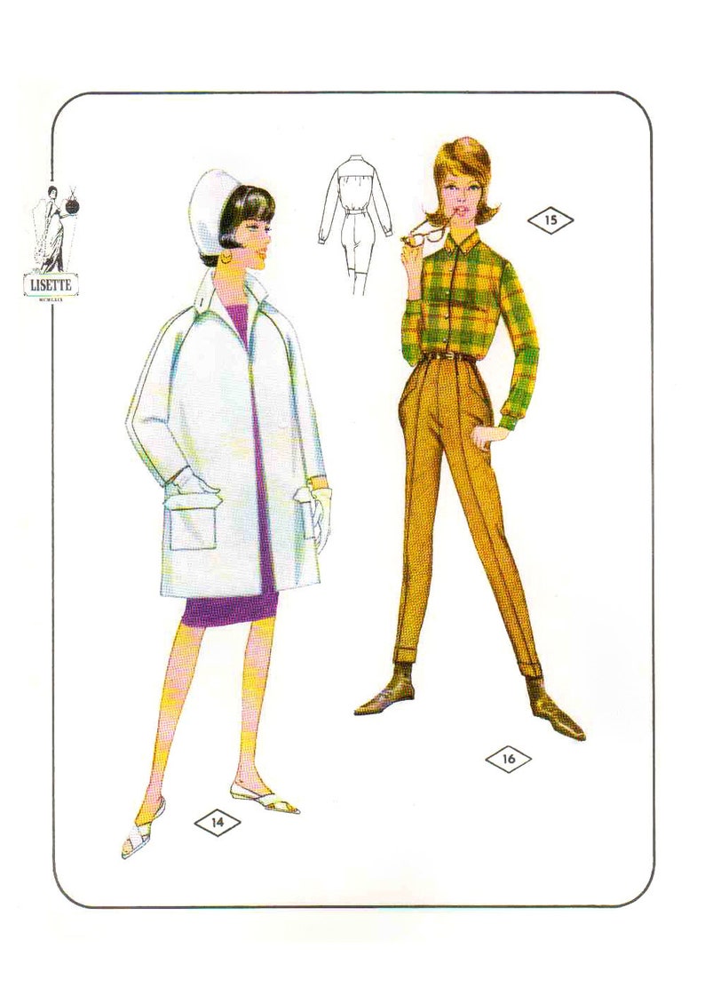 174 Vintage Sewing Patterns Retro Sewing Patterns All Sizes - Etsy